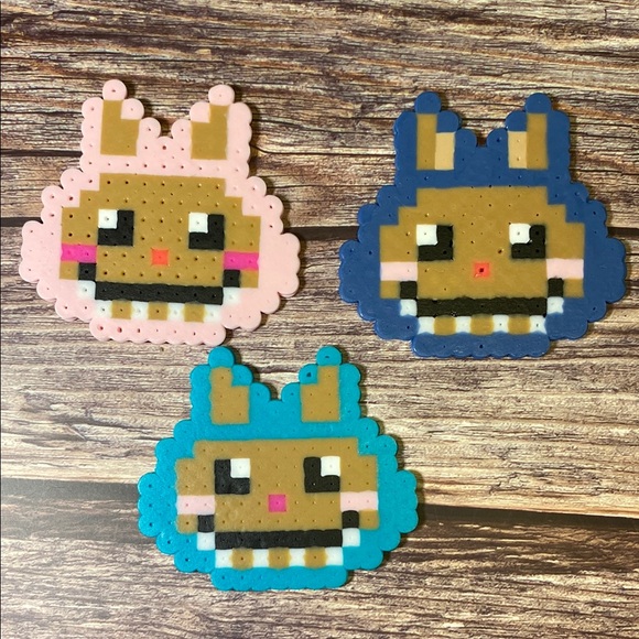 POP MART | Accents | Perler Bead Labubu Set | Poshmark